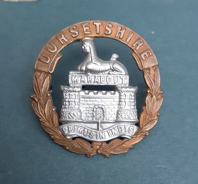 VICTORIAN DORSETSHIRE REGIMENT cap Badge. Genuine early badge. £24.99 ...