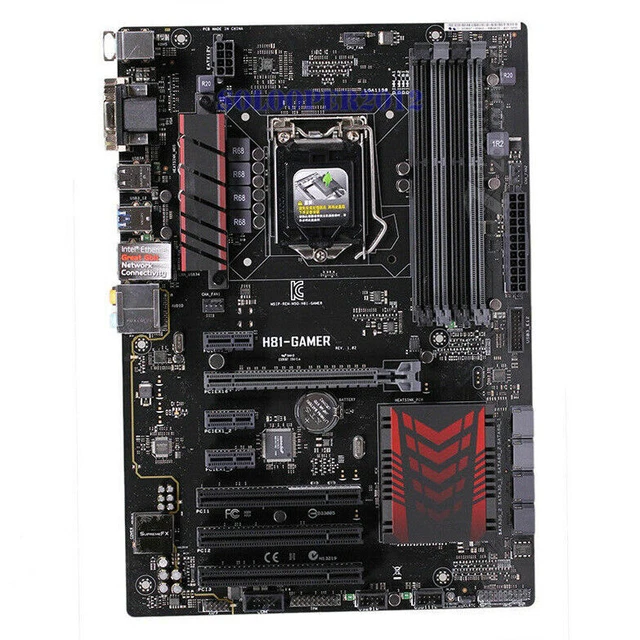 ASUS H81-GAMER LGA 1150 Intel H81 DDR3 DIMM USB3.0 SATA3.0 Motherboard ...