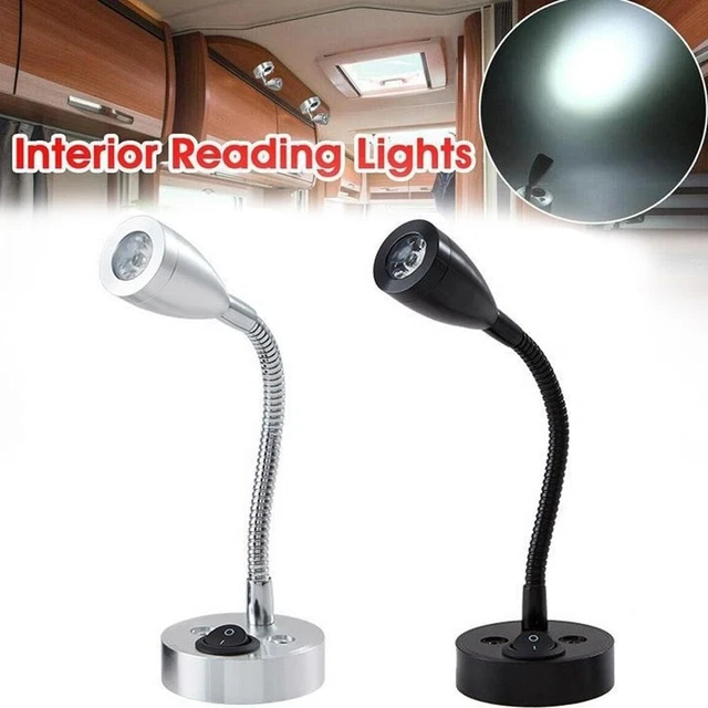 CAMPER CARAVAN TRAILER LED Hose Wall Light Spotlight Reading Lamp ...