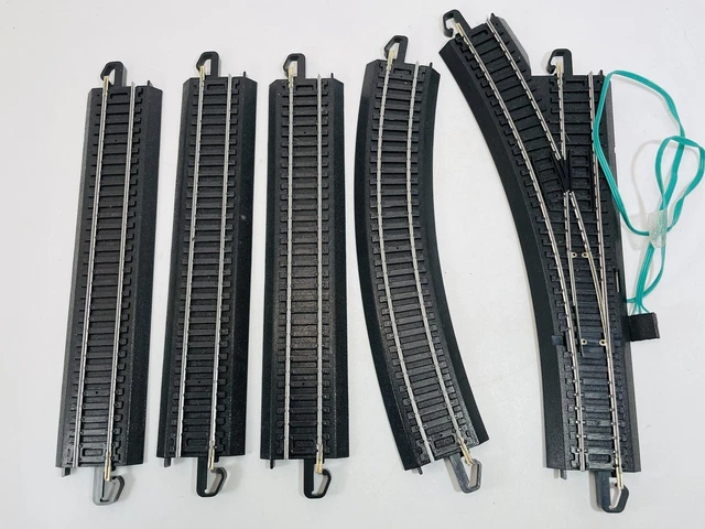 BACHMANN EZ TRACK HO Scale Model Railroad Track Layout 5 Black Tracks ...
