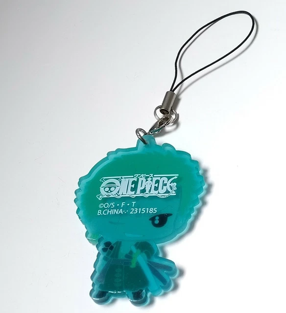 RORONOA ZORO ONE Piece Rubber Strap Keychain Mini Figure Toy From Japan ...