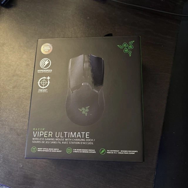 RAZER VIPER ULTIMATE Hyperspeed Lightest Wireless Gaming Mouse & RGB ...