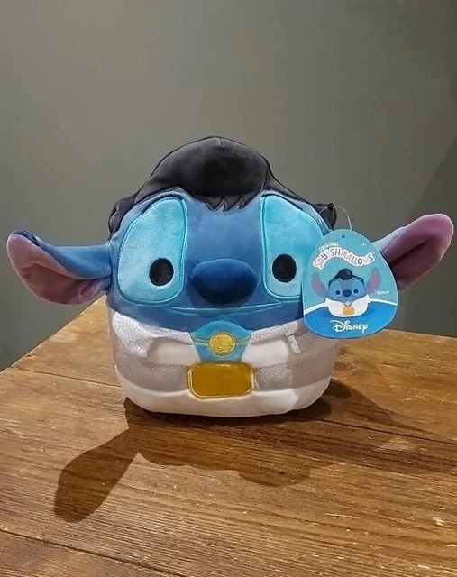 STITCH SQUISHMALLOW ELVIS Disney 8" Plush Soft Toy NEW UK Lilo & Stitch ...