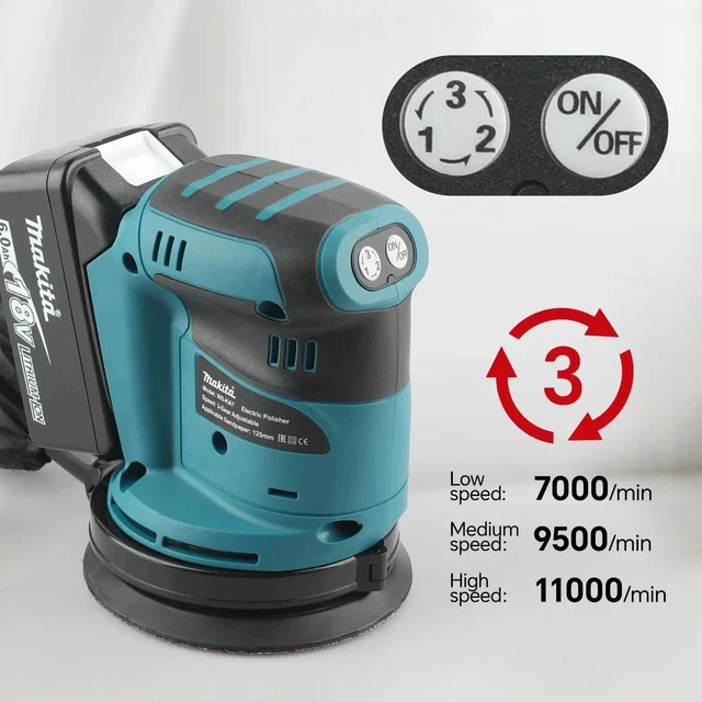 MAKITA DBO180Z 18V LXT Li-Ion Cordless Orbital Sander Body Only Tool ...