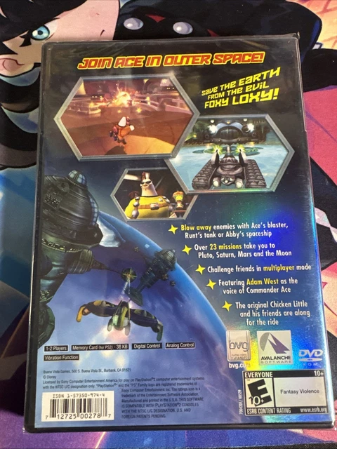 DISNEY'S CHICKEN LITTLE: Ace in Action (Sony PlayStation 2) Holographic ...