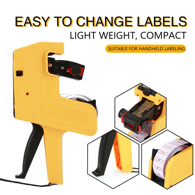 MX-5500 LABELER 8 Digits Price Label Gun Retail Tool Include Labels ...