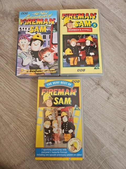 FIREMAN SAM VHS Video Tapes bundle x 3 £37.99 - PicClick UK