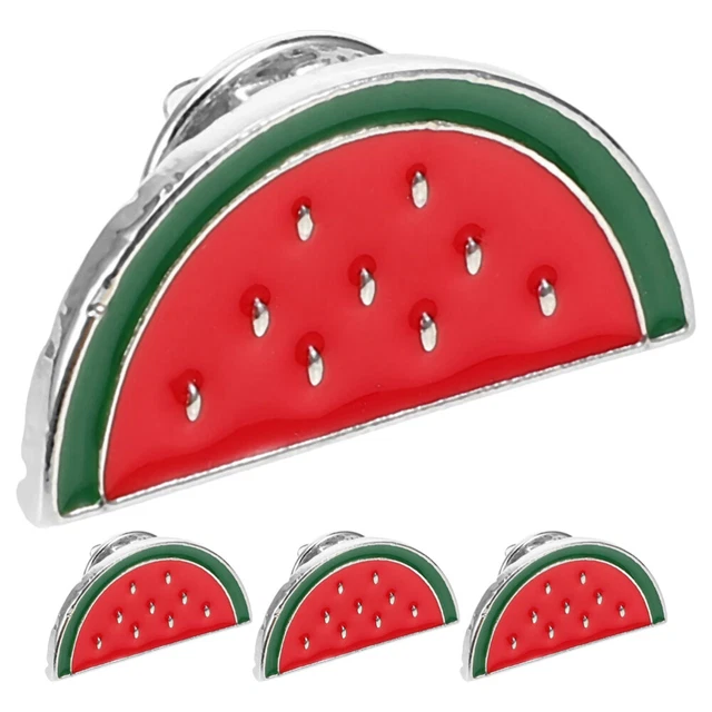 4 PCS PALESTINE Pin Watermelon Badge Cartoon Fruit Brooches £6.89 ...