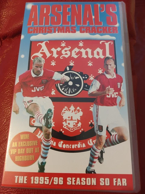 ARSENAL CHRISTMAS CRACKER VHS Video Tape The 1995/96 season so far £2. ...
