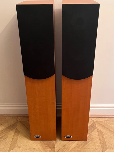 BUSH ACOUSTICS BA1002 HIFI 50W RMS tower speakers 80cm tall Perfect ...
