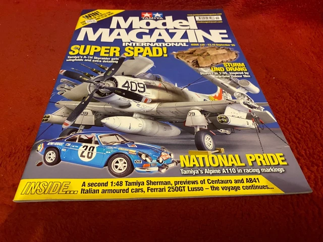 (PMMB51) TAMIYA MODEL Magazine #119 M4 Sherman. Douglas A-1H Skyraider ...
