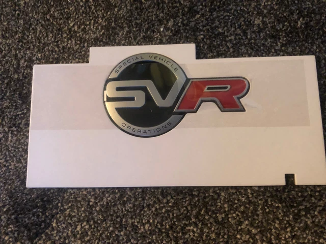RANGE ROVER SPORT Rear Genuine Svr Badge £74.99 - PicClick UK