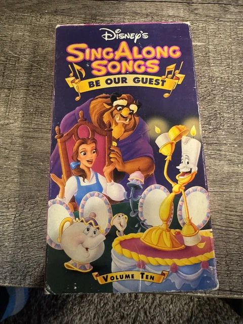 DISNEYS SING ALONG Songs - Beauty and the Beast: Be Our Guest (VHS ...