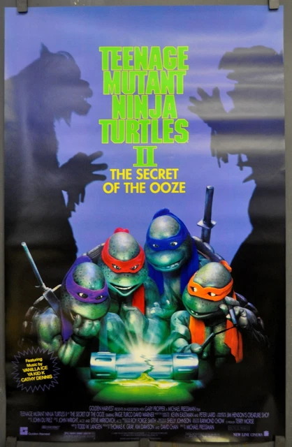 Teenage Mutant Ninja Turtles Ii 1991 Orig 25x39 Poster Del Film Paige 7052