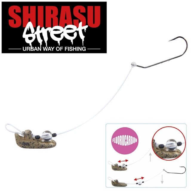 BALZER SHIRASU STREET Zander Barsch Walker System 1/0 3/0 Perchman Rig ...