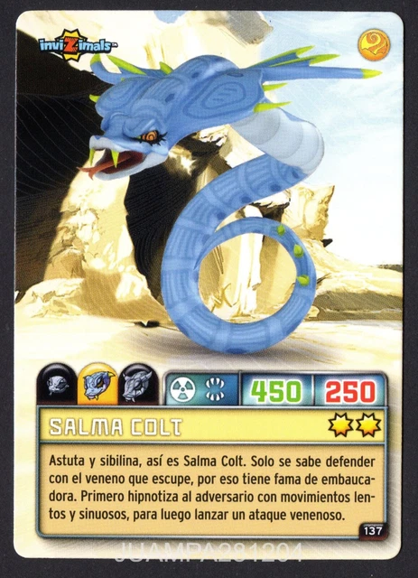 SALMA COLT #137 Cromo Invizimals Criaturas Secretas 2023 Panini EUR 1 ...