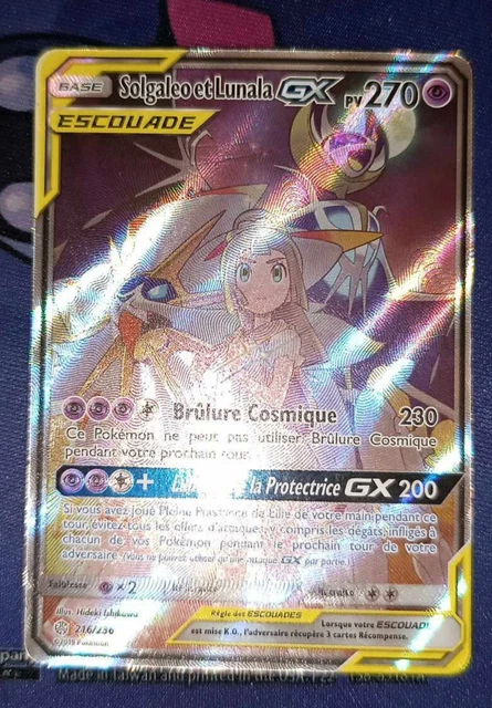 CARTE POKÉMON SOLGALEO Et LUNALA GX ESCOUADE 216/236 EUR 210,00 ...