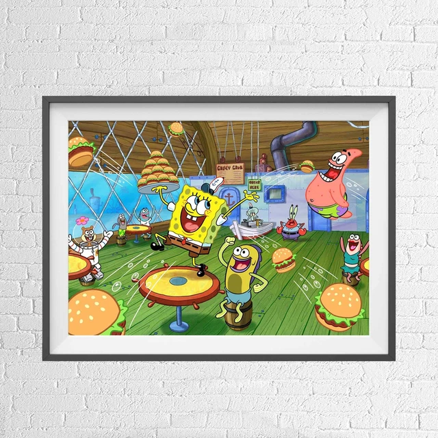 SPONGEBOB SQUAREPANTS NICK KIDS POSTER PICTURE PRINT Sizes A5 to A0 ...