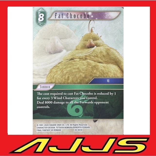 FINAL FANTASY FFTCG - OPUS 20 - FAT CHOCOBO - 20-051H - NM/M EUR 2,96 ...