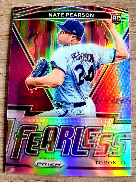 2021 PANINI PRIZM Nate Pearson violet Prizm parallèle sans peur RC#FR-2 ...