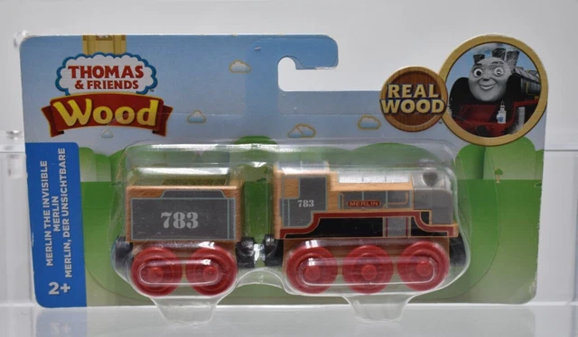 FISHER PRICE THOMAS & Friends Wood Merlin the Invisible HARD TO FIND ...