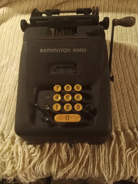VINTAGE REMINGTON RAND adding machine $40.00 - PicClick
