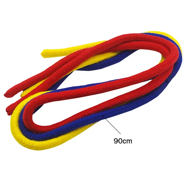 THREE STRINGS LINKING Ropes Magic Tricks Red Yellow Blue Magic Rope ...
