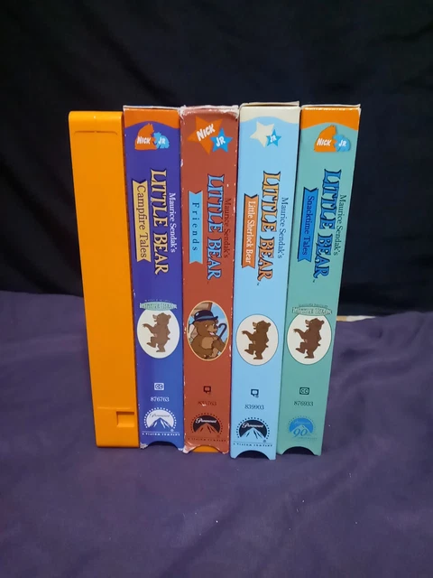 NICK JR. MAURICE Sendak Little Bear VHS Lot of 5 Campfire Friends ... NICK JR. MAURICE Sendak Little Bear VHS Lot of 5 Campfire Friends ...