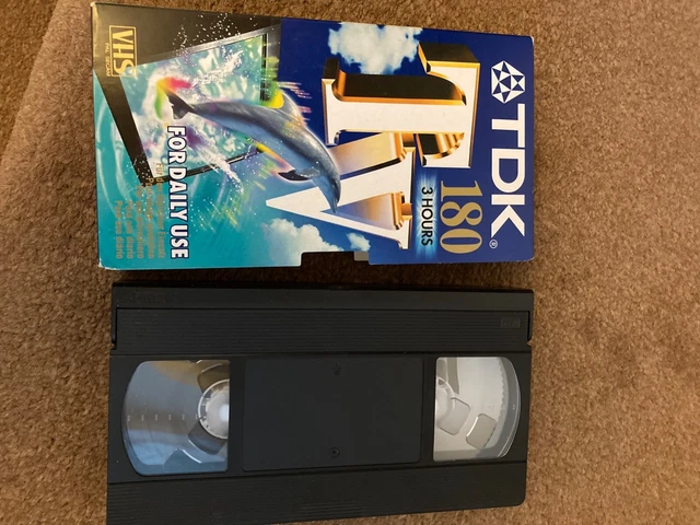 BLANK VHS VIDEO tape cassette TDK E180 3 hour £0.99 - PicClick UK