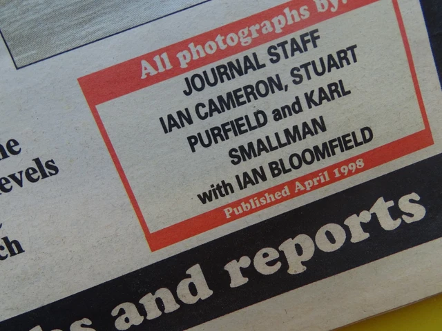 EVESHAM WORCESTER BROADWAY Flooding Floods April 1998 The Journal Old ...