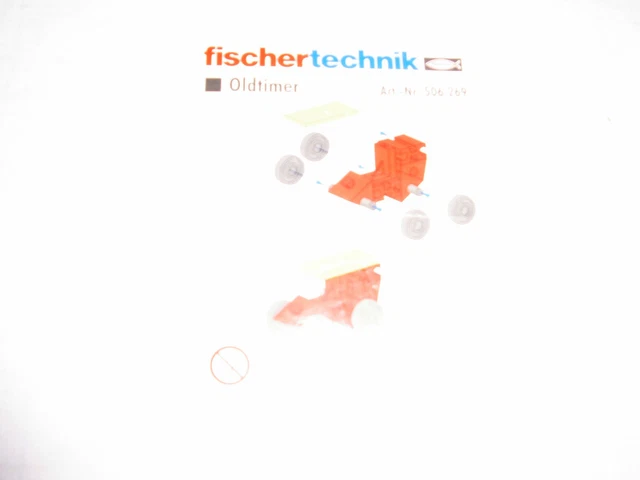 FISCHERTECHNIK BAUANLEITUNGEN/PROSPEKTE, OLDTIMER EUR 1,99 - PicClick IT