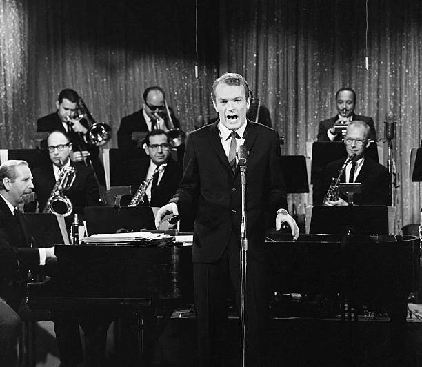 JOHNNY CARSON SHOW Actor jazz Singer Don Chastain 1962 Old TV Photo EUR ...