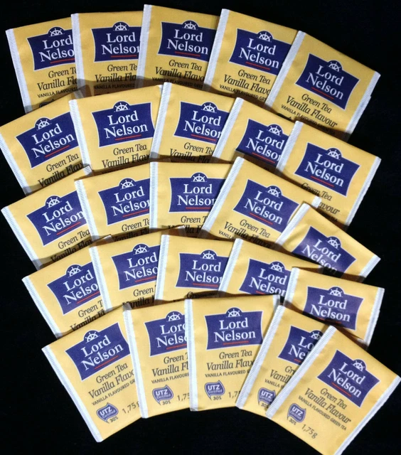 &LORD NELSON GREEN tea vanilla flavour" 25 enveloped Tea Bags, £2.60 ...