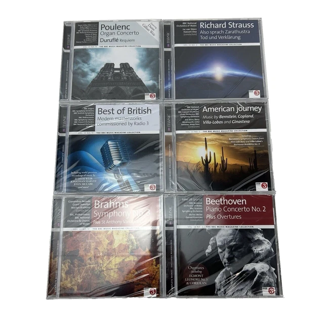 BBC MUSIC MAGAZINE CD Bundle Lot Classical Music 6x Unique CD’s Sealed ...