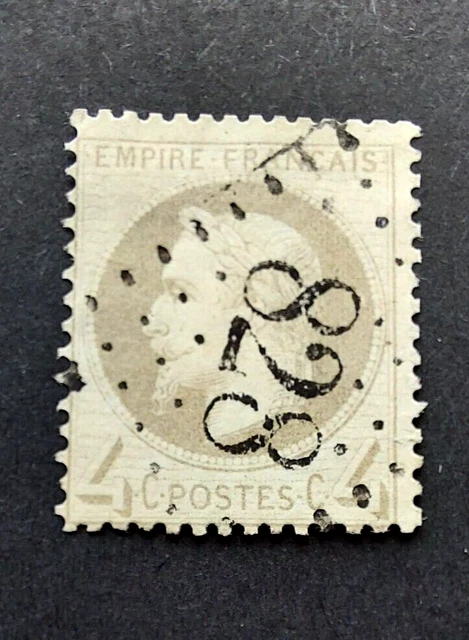++TIMBRE CLASSIQUE- NAPOLEON 1870- Y&T n°27B - 4c - Oblitéré - sorti d'ALBUM++ EUR 4,50 ...