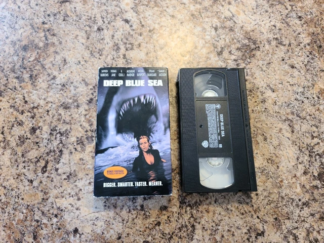 DEEP BLUE SEA (VHS, 1999) - Horror VHS $4.99 - PicClick CA