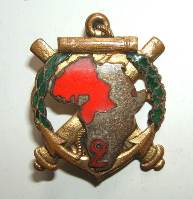 INSIGNE 2° REGIMENT D'ARTILLERIE COLONIALE - 2° RAC - Drago EUR 18,00 - PicClick IT
