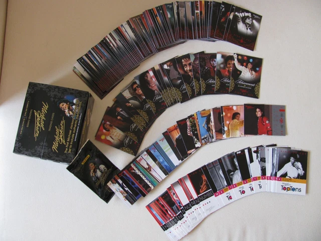 MICHAEL JACKSON MASTER Set Panini Trading Cards 2011 - Komplett 190 ...