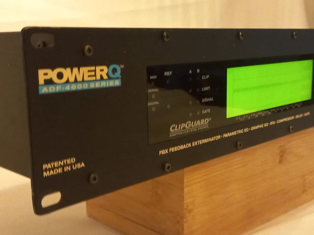 SABINE POWER Q ADF-4000 FBX/Parametric/Graphic EQ/Analyser/Comp/Lim ...
