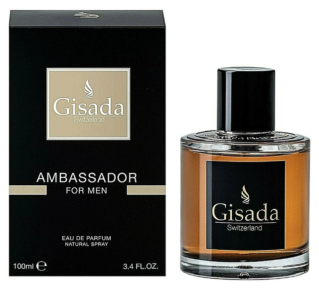 GISADA AMBASSADOR FOR Men 100 ml Eau de Parfum Spray Neu & Ovp 100ml ...