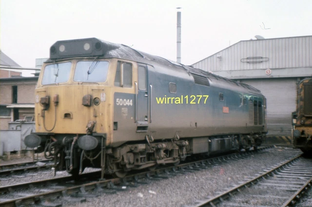 ORIGINAL RAILWAY SLIDE Class 50 50025 at Old Oak Common £5.50 - PicClick UK