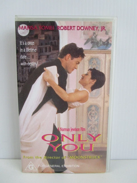 ONLY YOU, MARISA Tomei, Robert Downey Jr, VHS Tape, Vintage Video ...