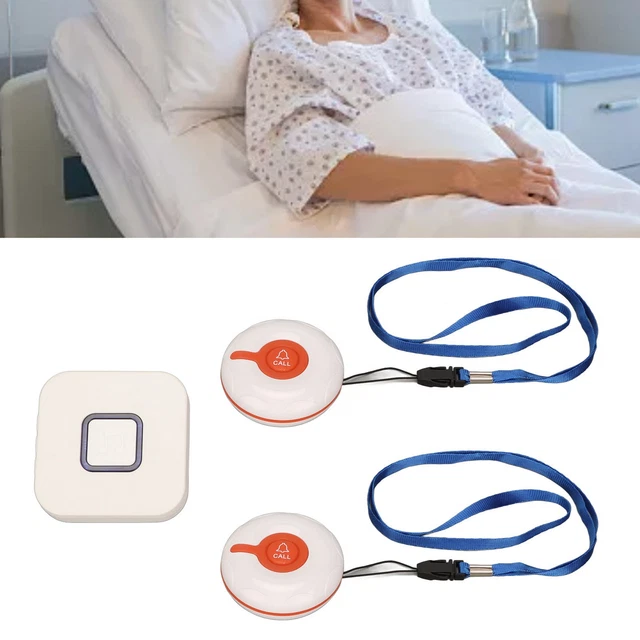 US PLUG ELDERLY Monitoring Call Button 4 Gear Volume Adjustment ...