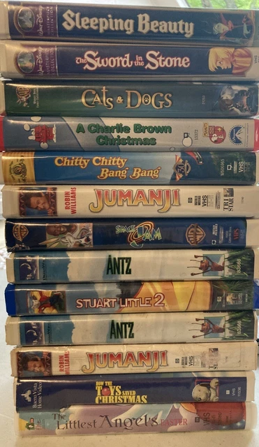 13 CLAMSHELL VHS Lot Disney/Dreamworks/ Warner Brothers £10.37 ...