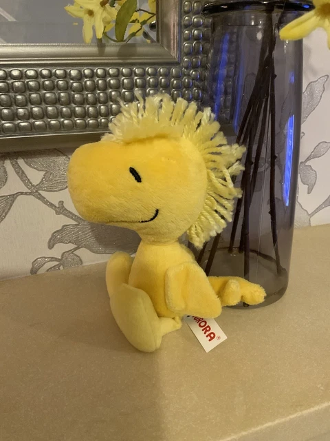 SNOOPY YELLOW BIRD Woodstock 20cm Plush Toy Peanuts Aurora £19.50 ...