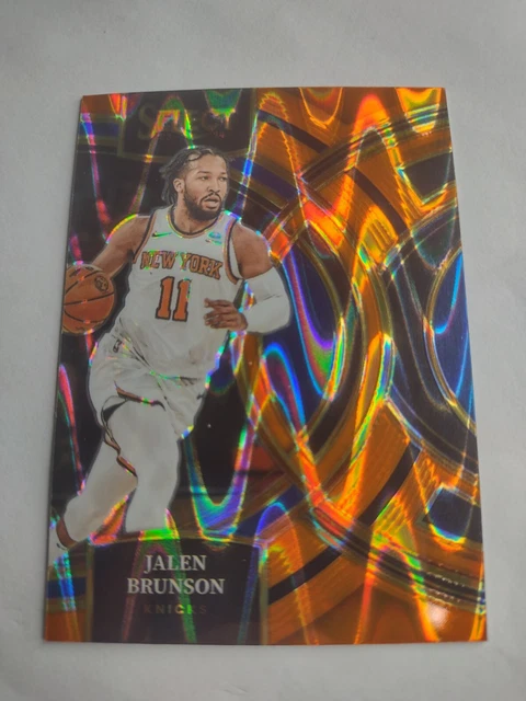 2023-24 SELECT JALEN Brunson Orange Premier Tectonic Prizm #194 New ...