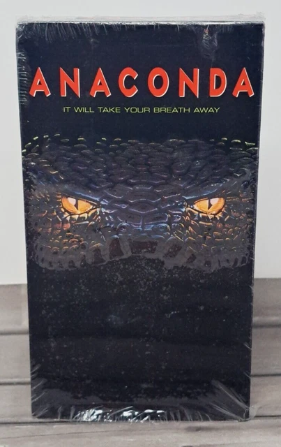 ANACONDA VHS COLUMBIA 1997 Horror Creature Animal Snake Jennifer Lopez ...