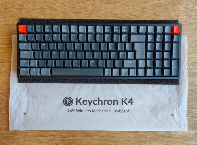 KEYCHRON K4 V2 Wireless Mechanical Keyboard (Gateron Brown Switches ...