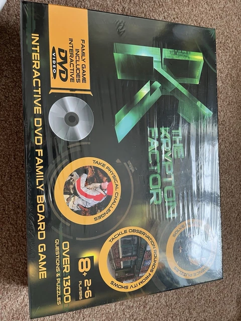 THE KRYPTON FACTOR Interactive DVD Family Board Game (BRAND NEW ...