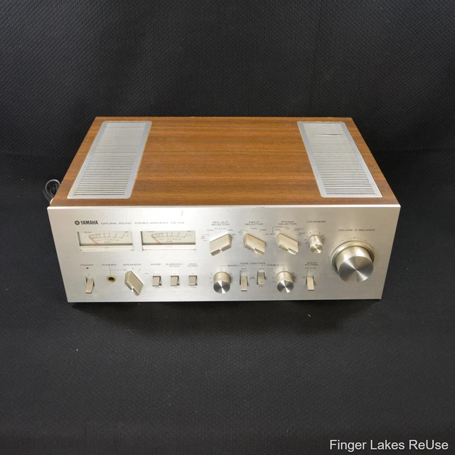 VINTAGE YAMAHA NATURAL Sound Stereo Amplifier Model No. CA-810 EUR 331 ...